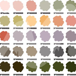 Swamp Flowers Procreate Color Palette, Colorful Palette, Color Palette ...