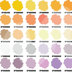 Lavender Lemonade Procreate Color Palette, Colorful Palette, Color ...