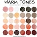 Warm Tones Procreate Color Palette, Colorful Palette, Color Palette ...