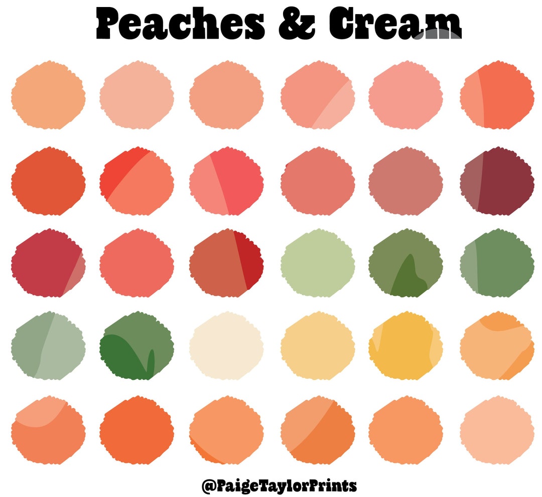 Peaches And Cream Color Palette Colorful Palette Color Palette Ipad