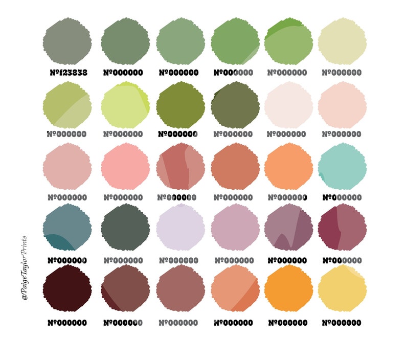 Moroccan Patio Digital Color Palette, Colorful Palette, Color Palette ...