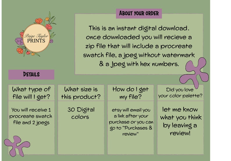 Dirty Martini Procreate Color Palette, Colorful Palette, Color Palette ...
