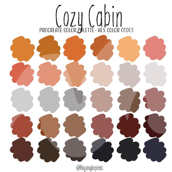 Chrome Procreate Color Palette, Colorful Palette, Color Palette, iPad ...