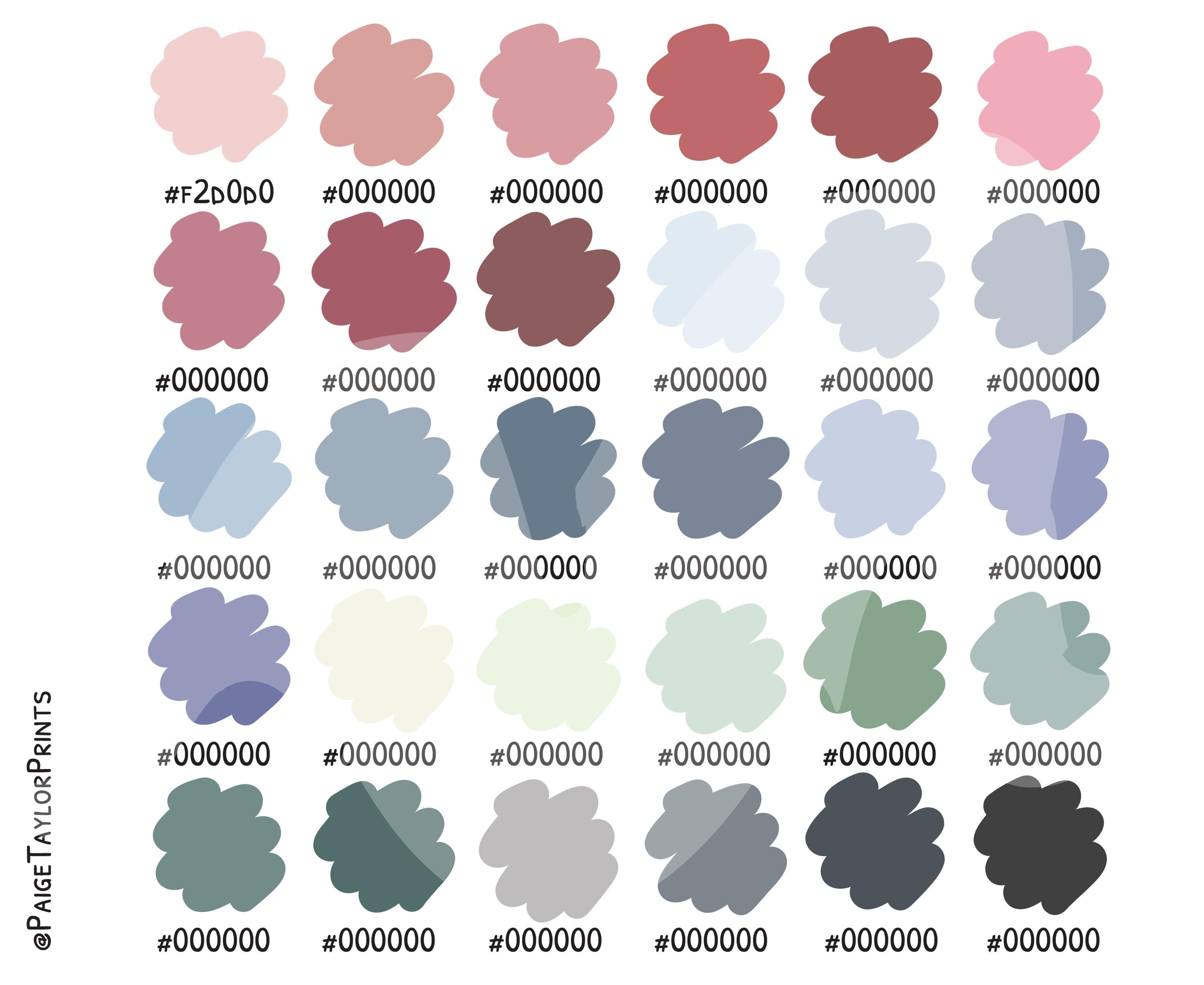 Prickly Pear Procreate Color Palette, Colorful Palette, Color Palette ...