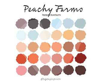 Gingerbread Man Procreate Color Palette, Colorful Palette, Color ...