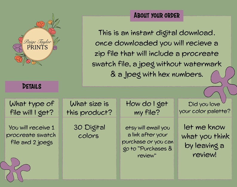 Apple Martini Procreate Color Palette, Colorful Palette, Color Palette ...