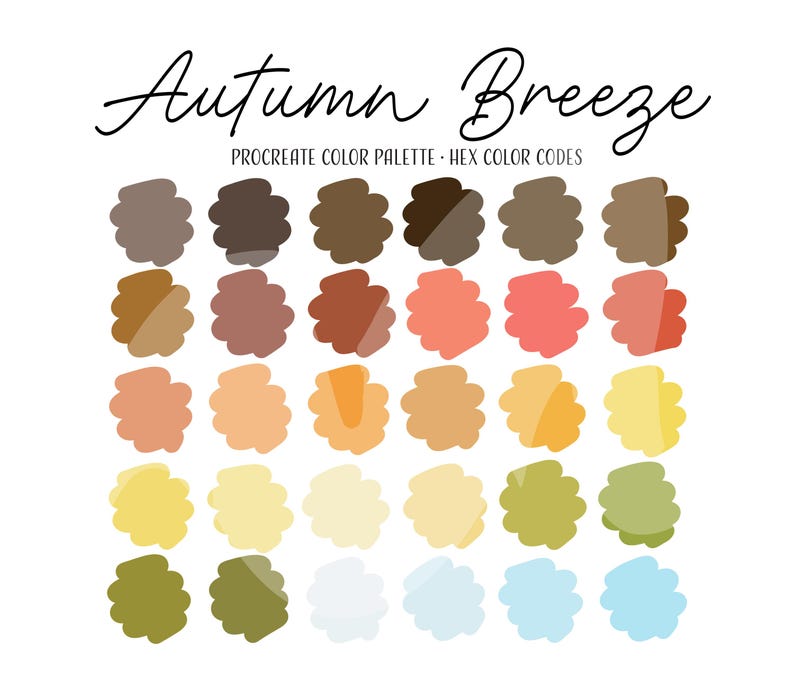 Colorful Palette, Color Palette, iPad Pro, Procreate, Hex Color ...