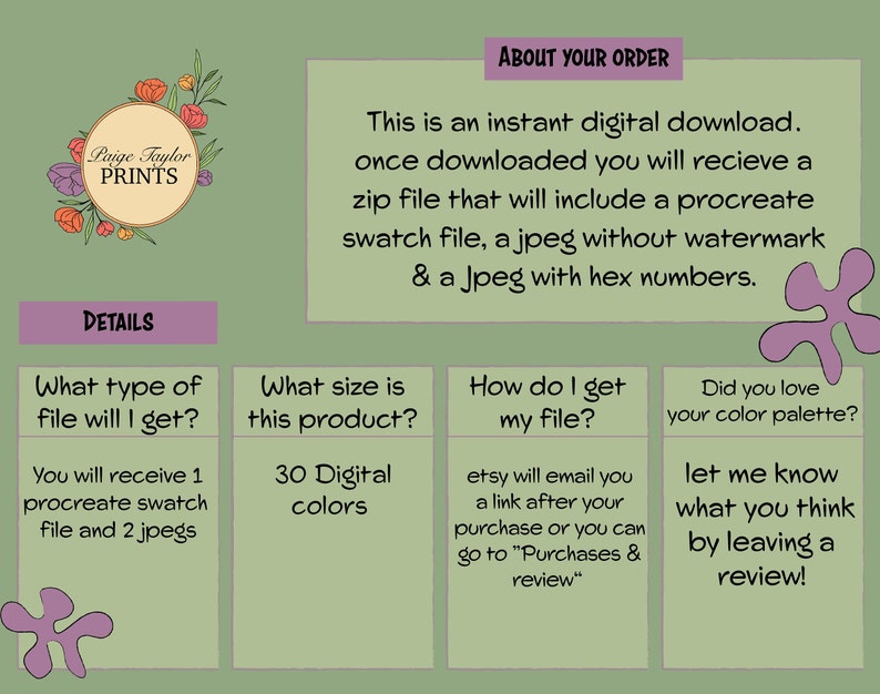 Sailboat Annabelle Procreate Color Palette, Colorful Palette, Color ...