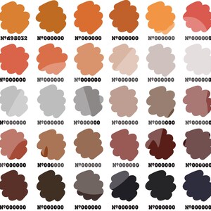 Cozy Cabin Procreate Color Palette, Colorful Palette, Color Palette ...