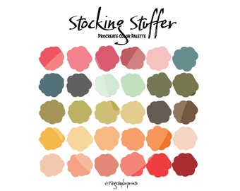 Gingerbread Man Procreate Color Palette, Colorful Palette, Color ...