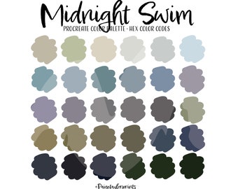 Gingerbread Man Procreate Color Palette, Colorful Palette, Color ...