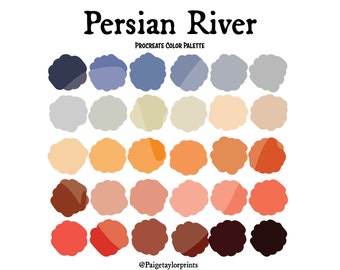 Caribbean Green Procreate Color Palette, Colorful Palette, Color ...