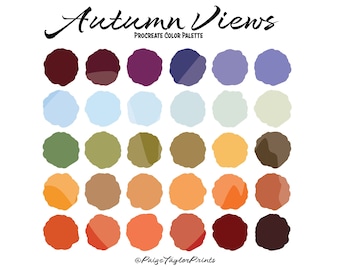 Natural Hair Procreate Palette 30 HEX Color Codes Instant - Etsy