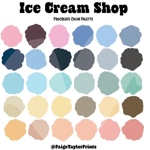 Procreate Palette - Etsy