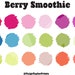 Berry Smoothie Color Palette - Etsy