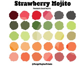 Swamp Hibiscus Procreate Color Palette, Colorful Palette, Color Palette ...