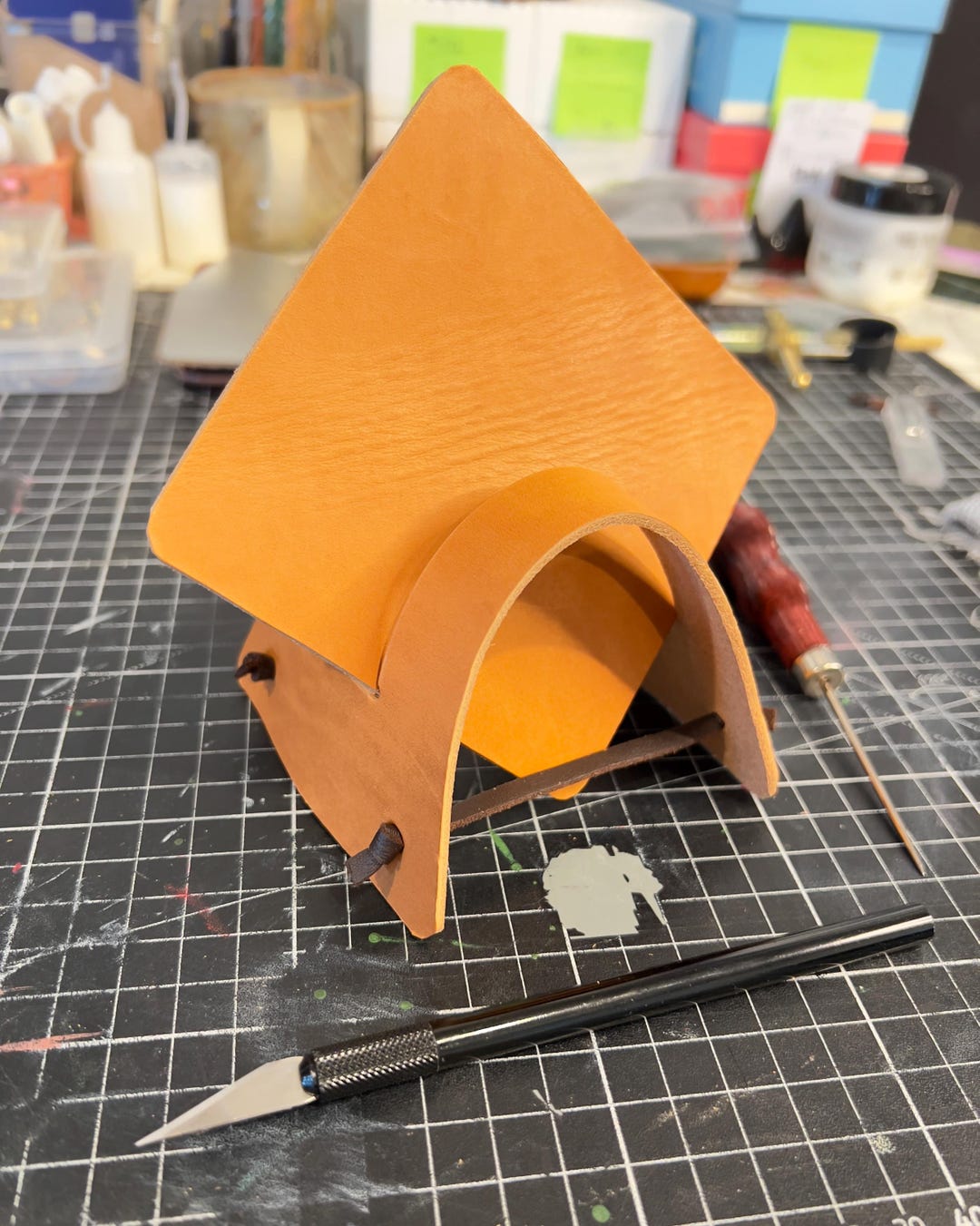 Leather Coaster Pattern Set – DIY Coaster & Stand Template – Craft Your ...