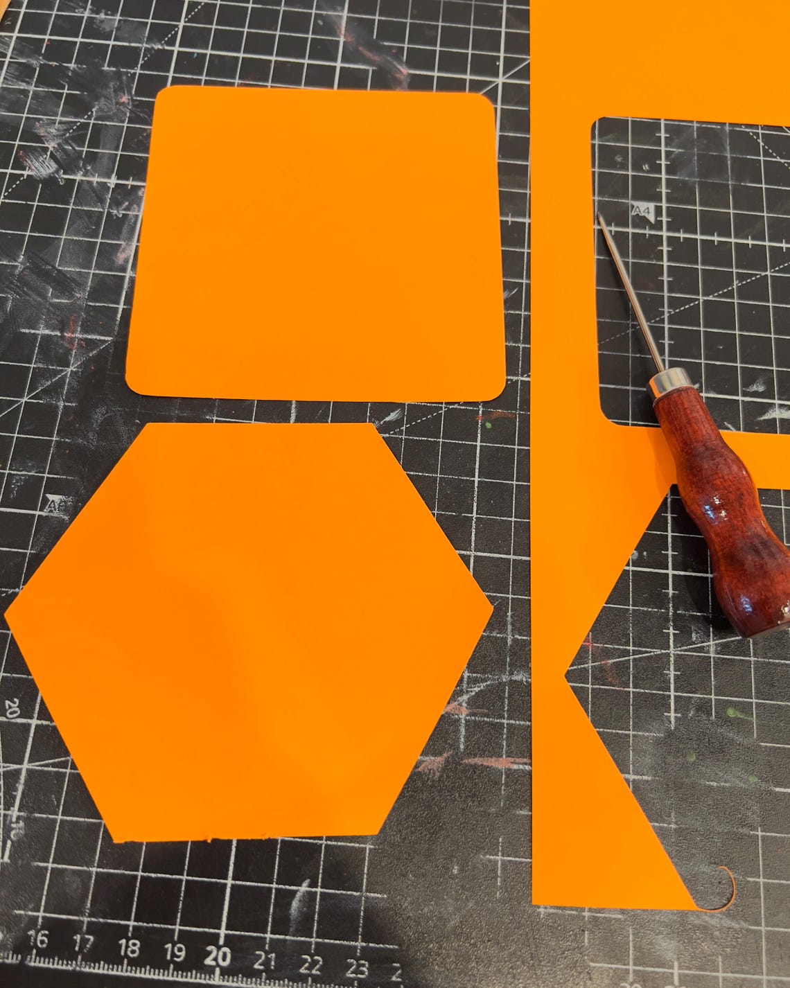 Leather Coaster Pattern Set – DIY Coaster & Stand Template – Craft Your ...