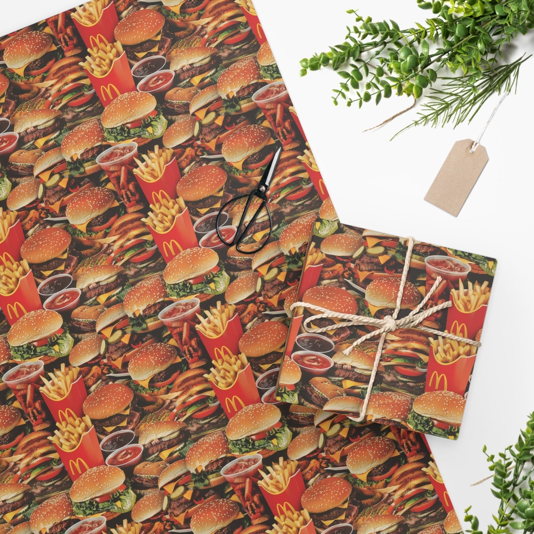 Fast Food Wrapping Paper - Etsy
