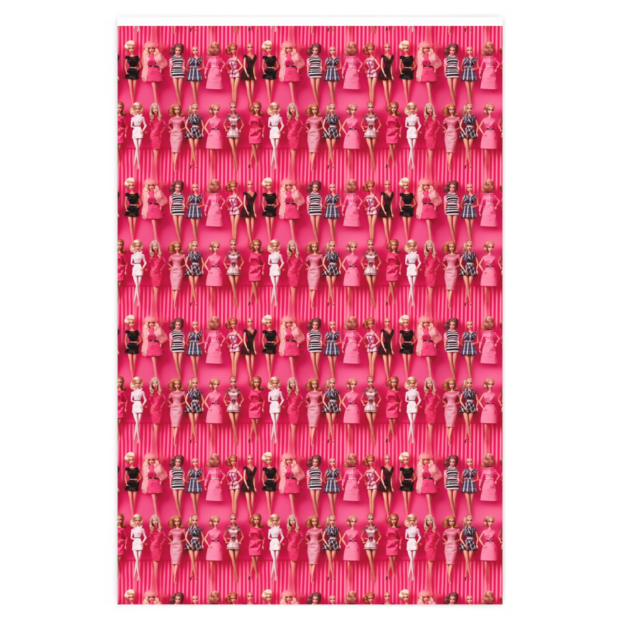 All Dolled Up Wrapping Paper | Barbie world | lets go Barbie sold by ...