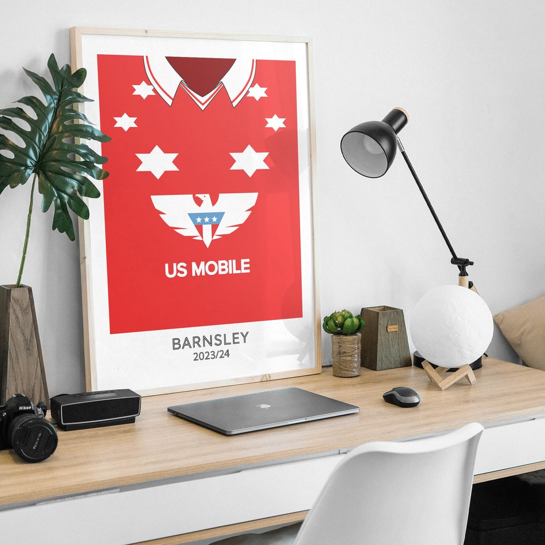 Barnsley 2023/24 Kit Poster Print Barnsley Gifts Perfect - Etsy