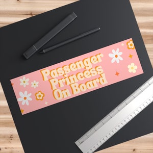 Passenger Princess Bumper Sticker - Etsy
