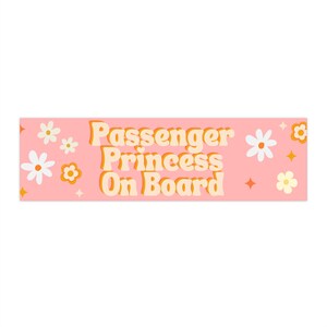 Passenger Princess Bumper Sticker - Etsy