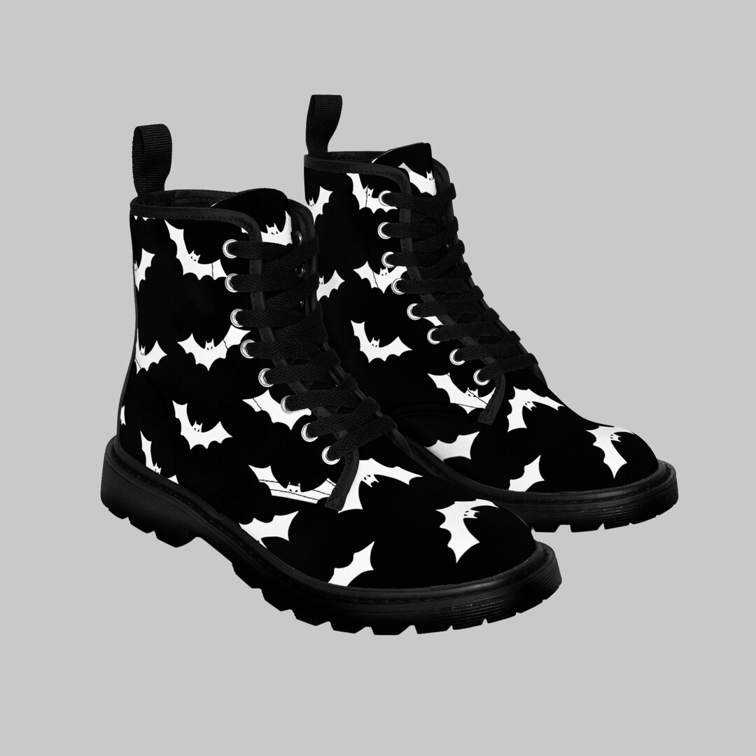 Friggin Bats Combat Boots - Etsy