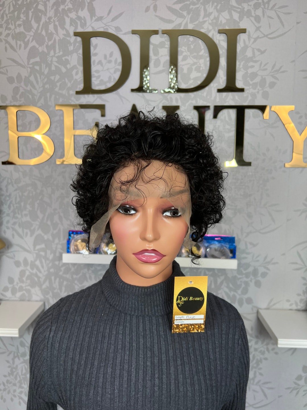 Pixie Cut Human Hair Wig Short Curly Human Hair Wigs - Etsy