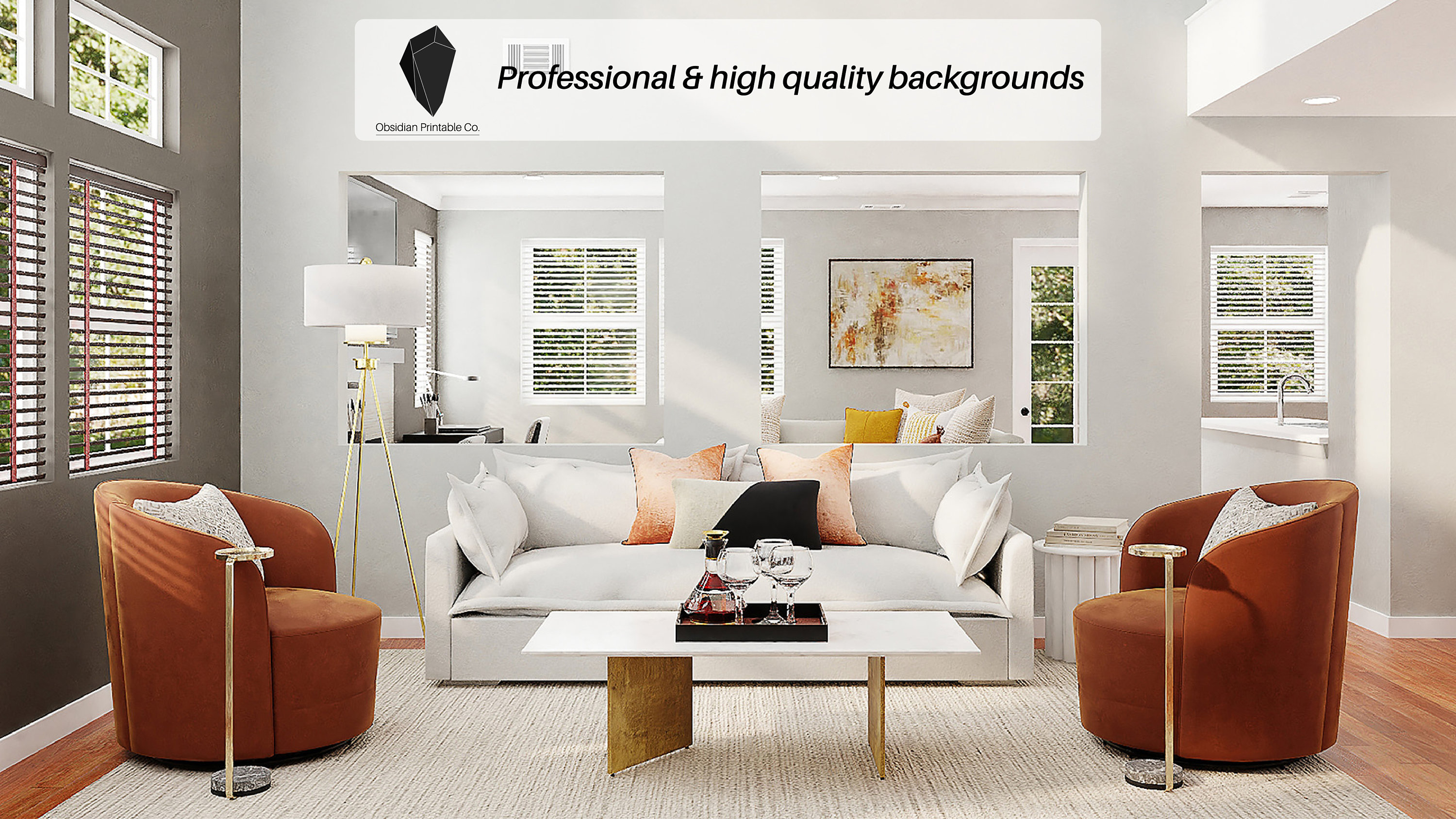 Realistic Zoom Virtual Backgrounds | Zoom Background | Backdrop ...