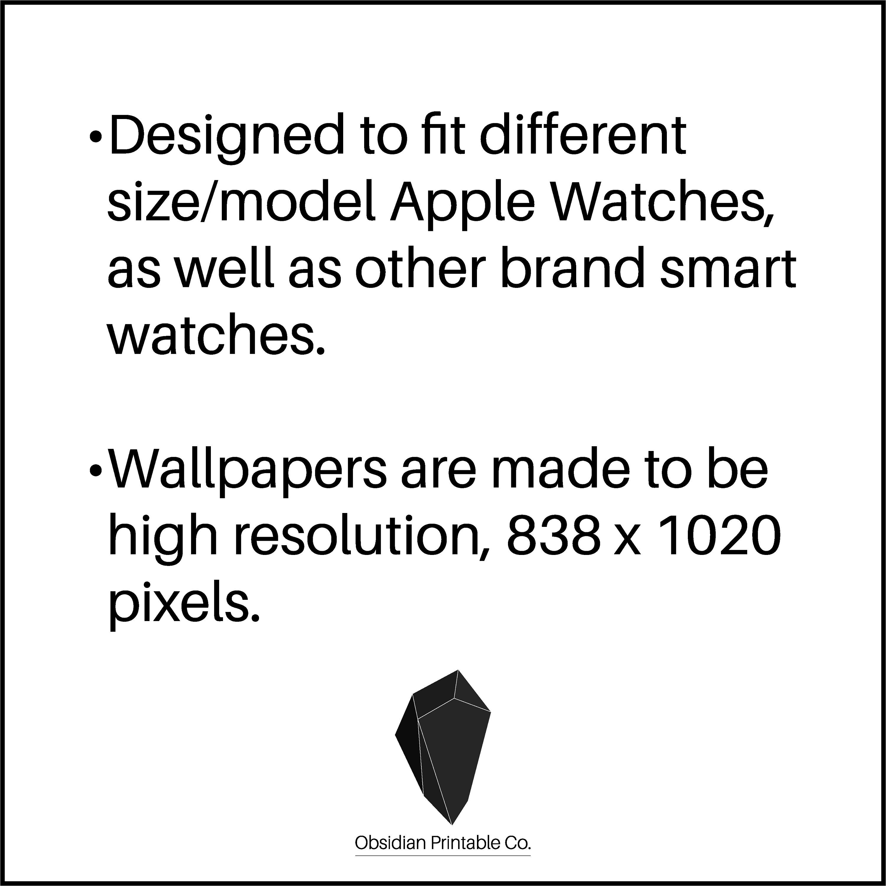 Botanical Apple Watch Wallpaper Spring Watch Face Apple Watch Face