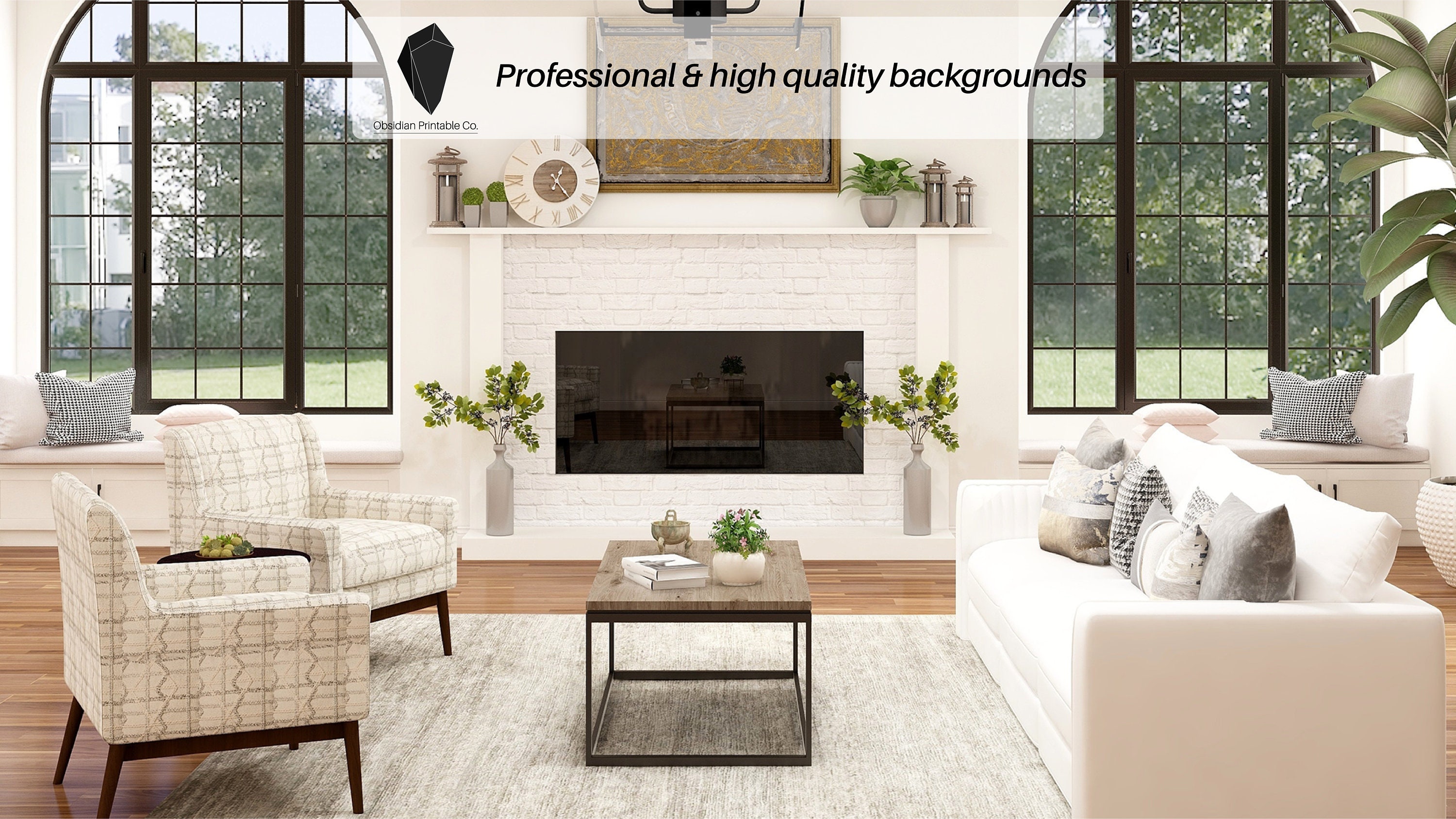 Realistic Zoom Virtual Backgrounds | Zoom Background | Backdrop ...
