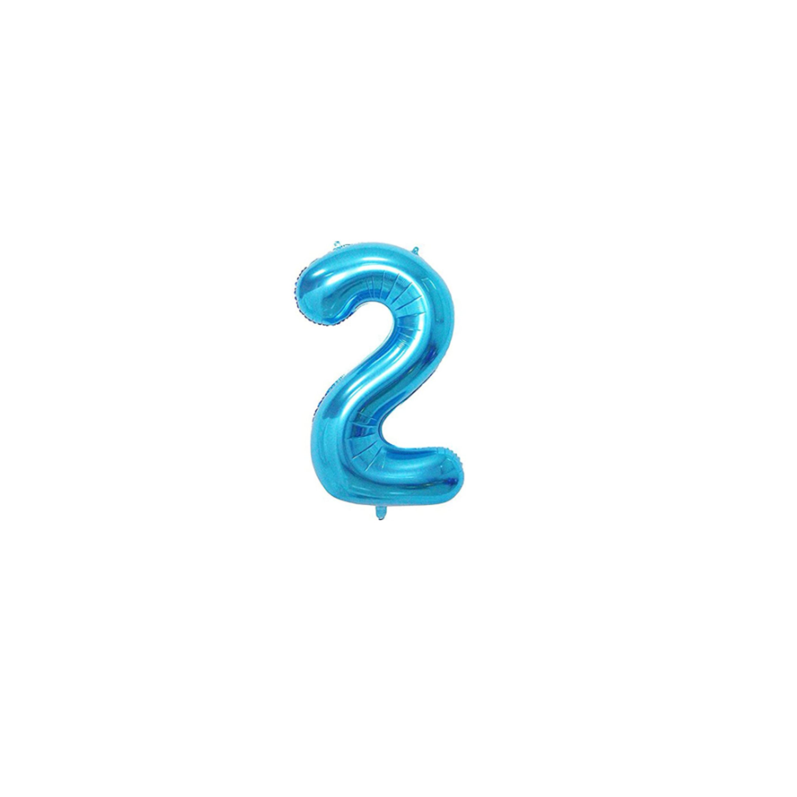 40 3 Foot Blue Foil Number Balloons - Etsy