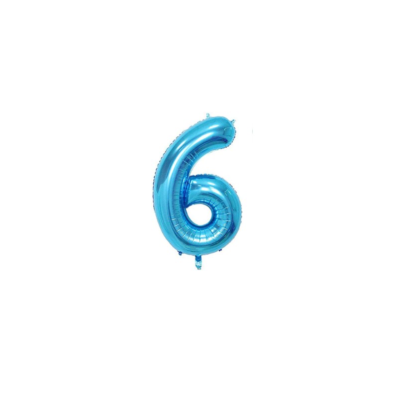40 3 Foot Blue Foil Number Balloons - Etsy
