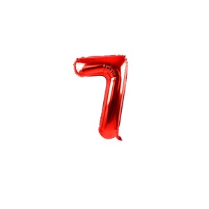 40" (3 Foot) Red Number Balloons - Etsy