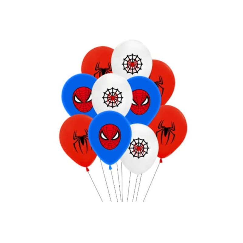 Spiderman Balloons - Etsy