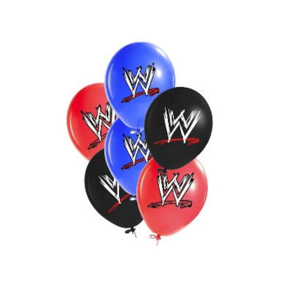 6 Pcs Set Wrestling Theme Balloon Bouquet BQ104 - Etsy