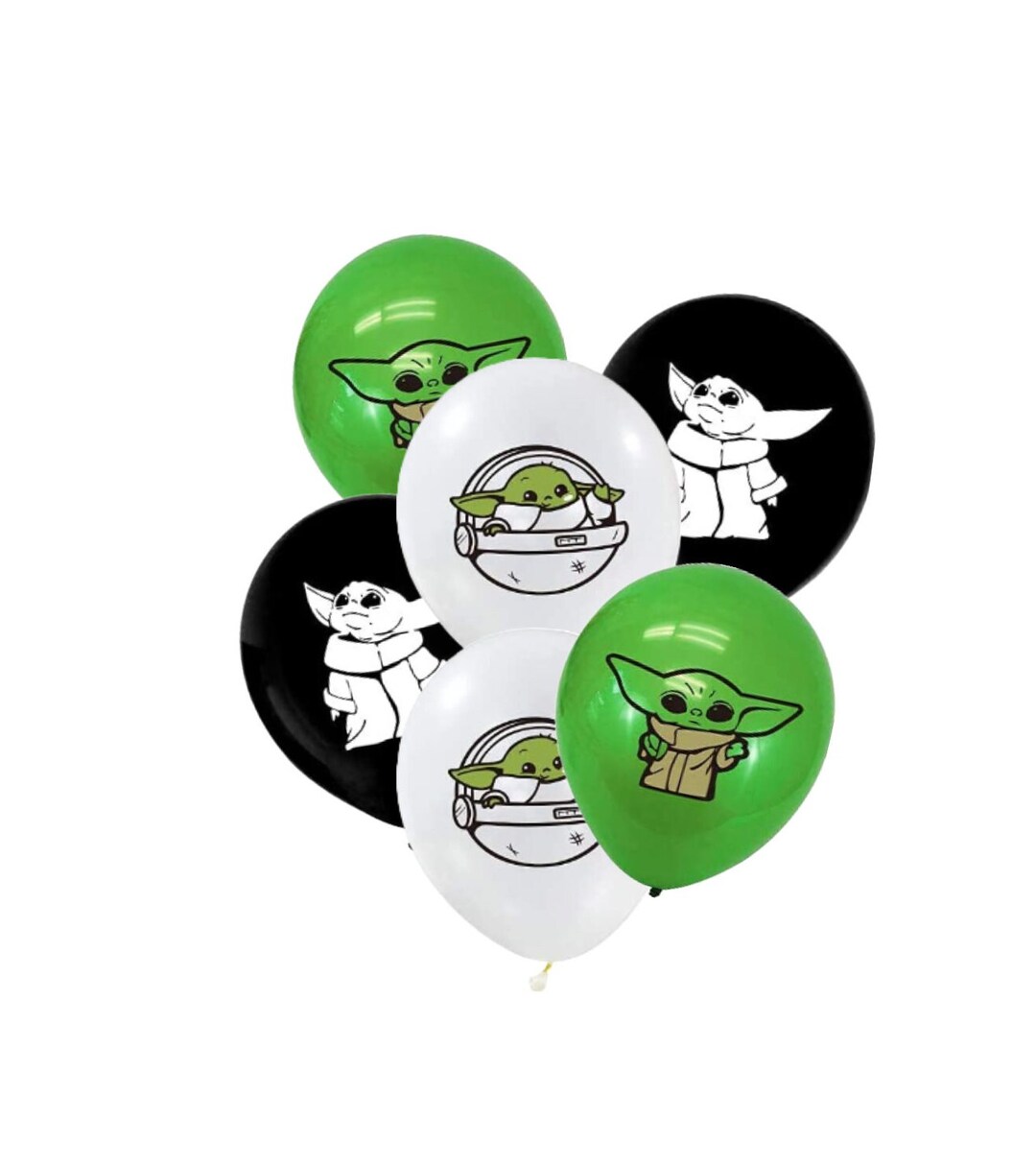 6 Piece Set of Assorted Character Latex Balloon Bouquet BQ69 - Etsy