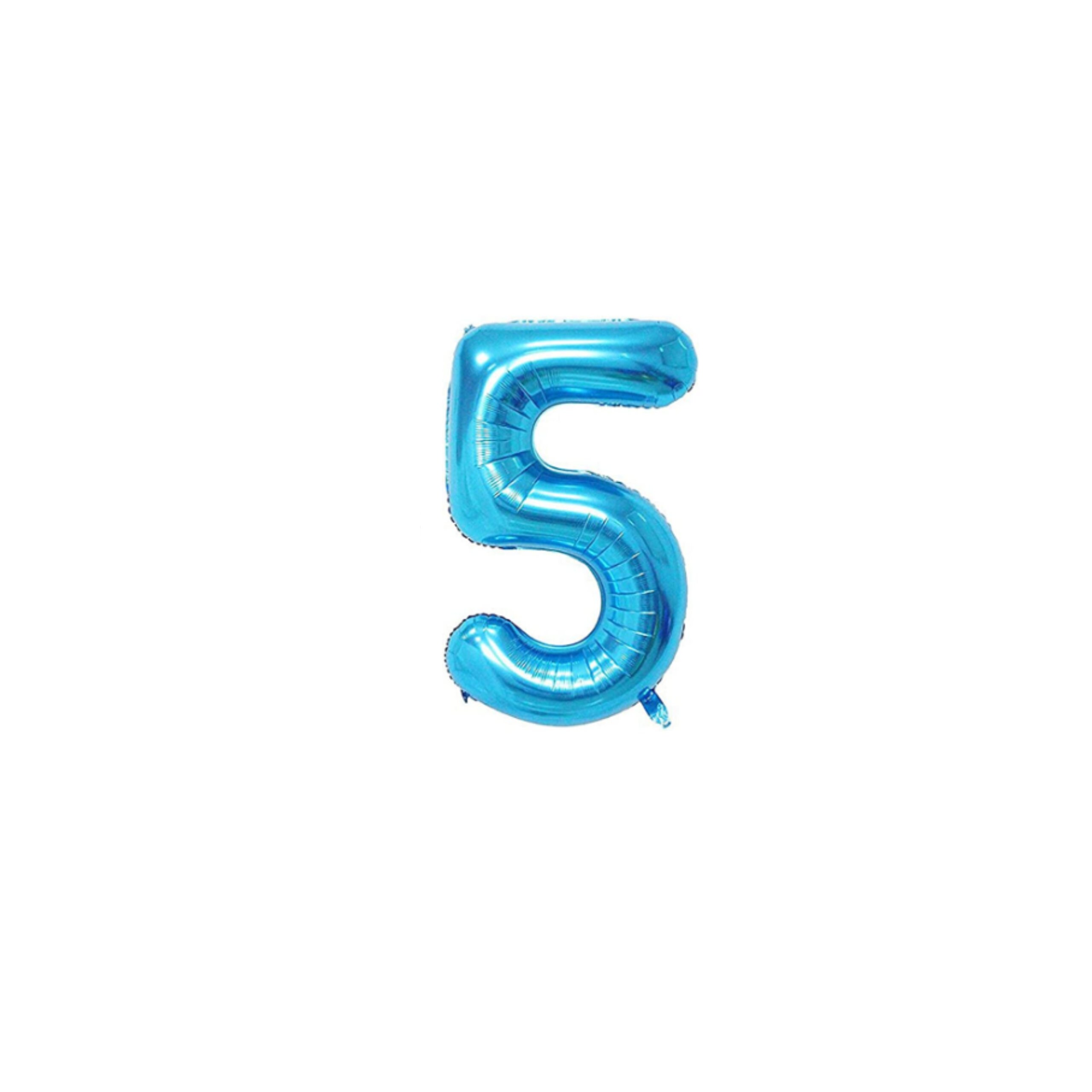 40 3 Foot Blue Foil Number Balloons - Etsy