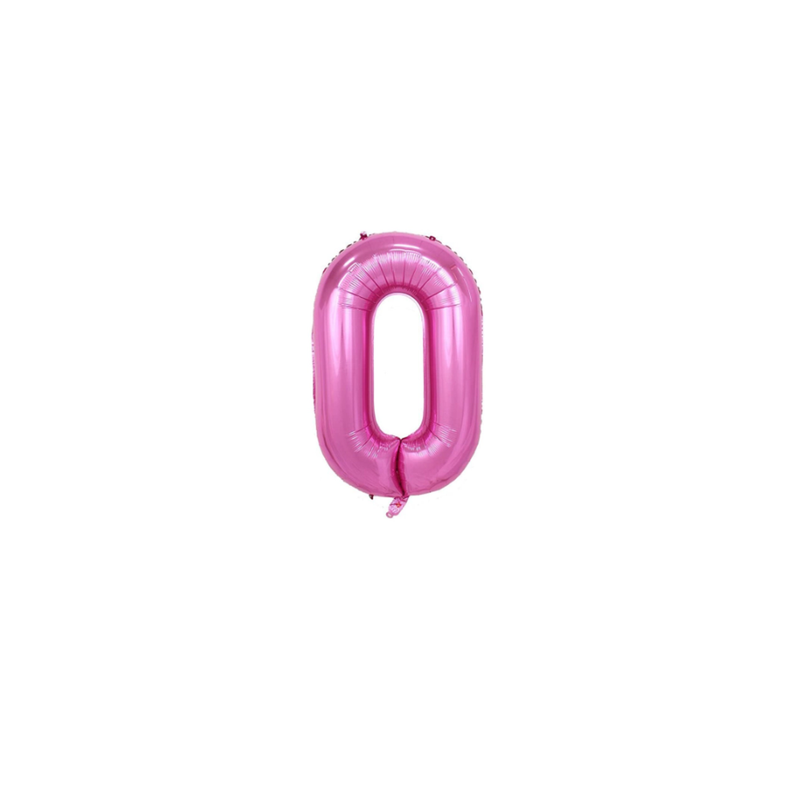 40" (3 Foot) Pink Number Balloons - Etsy