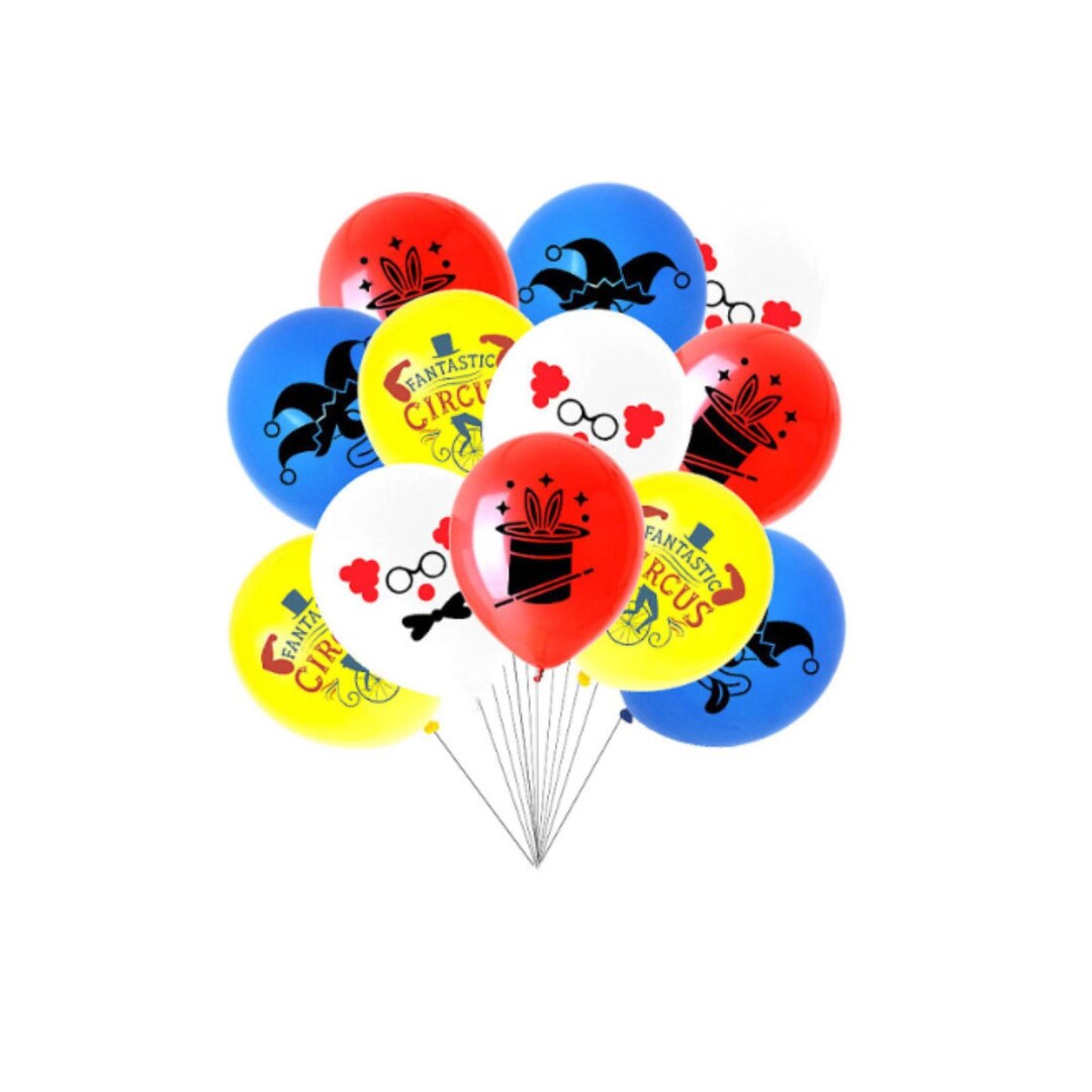 15-piece Set Circus Clown Balloon Bouquet BQ94 - Etsy