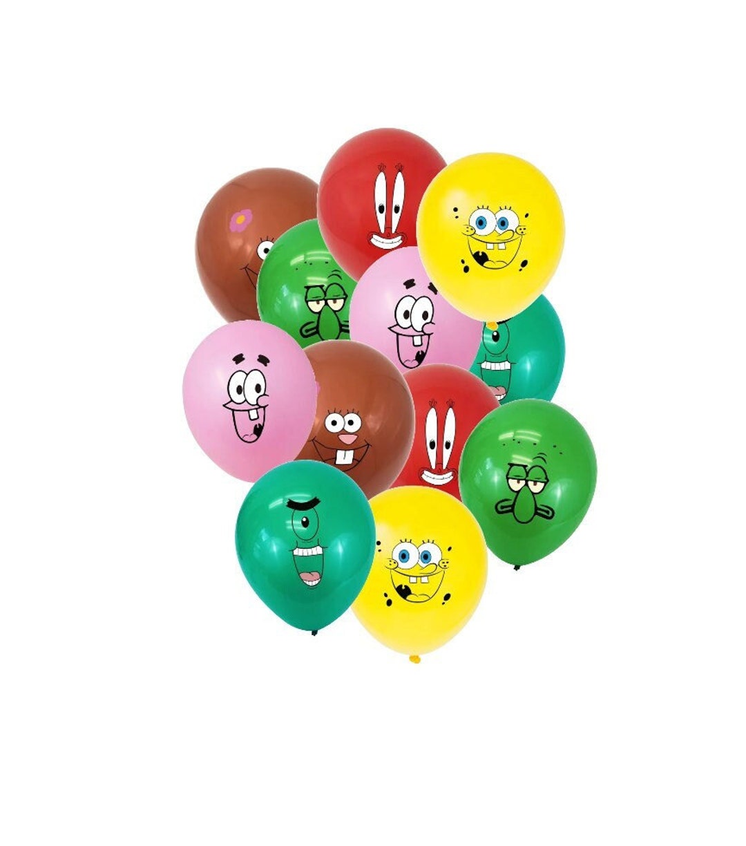 12-piece Set Kids Favorite Cartoon Character Balloon Bouquet BQ79 - Etsy