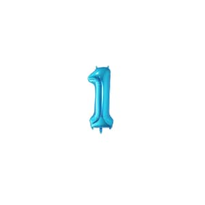 40" (3 Foot) Blue Foil Number Balloons - Etsy