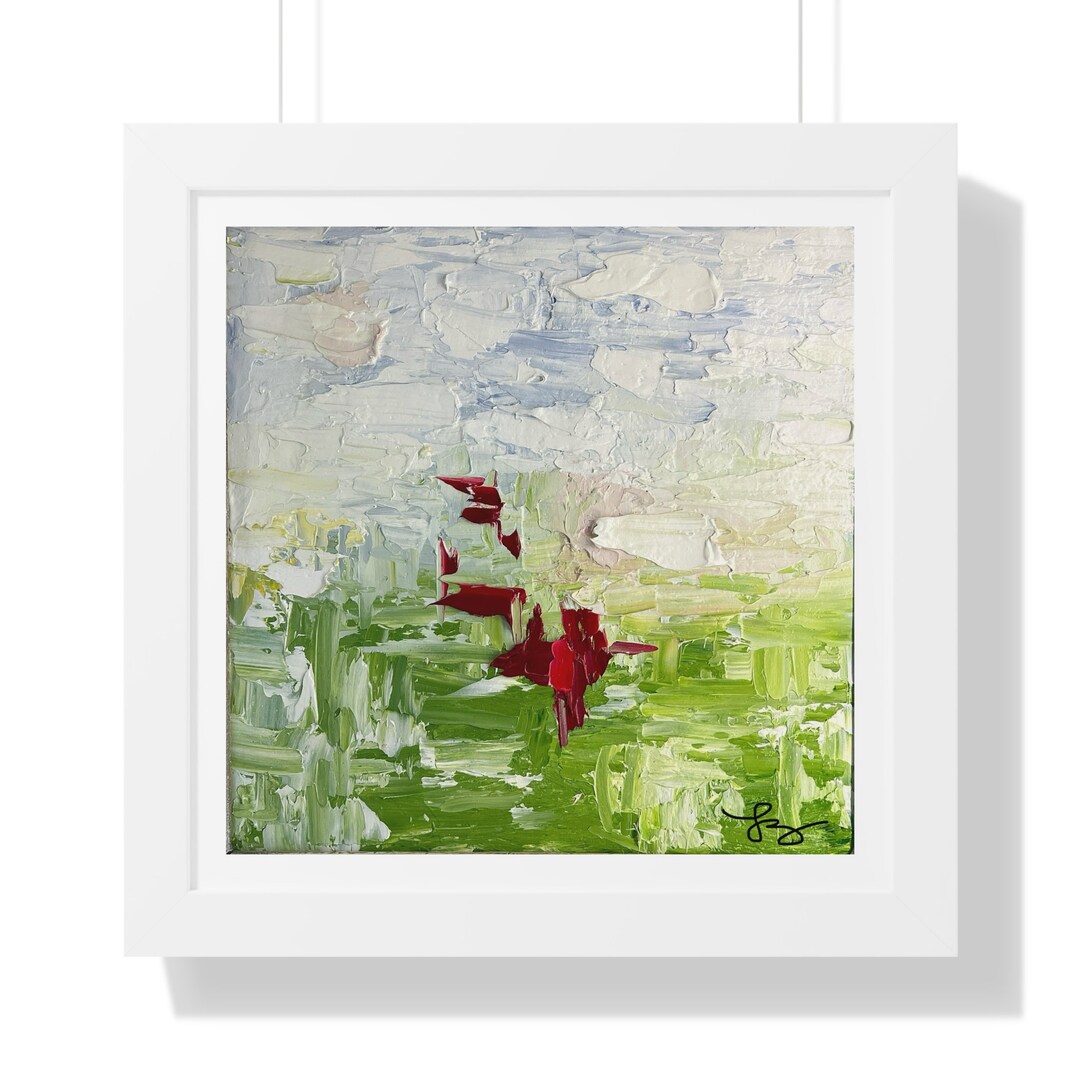 Original Art Print: april Cardinals by Lauren Early - Etsy