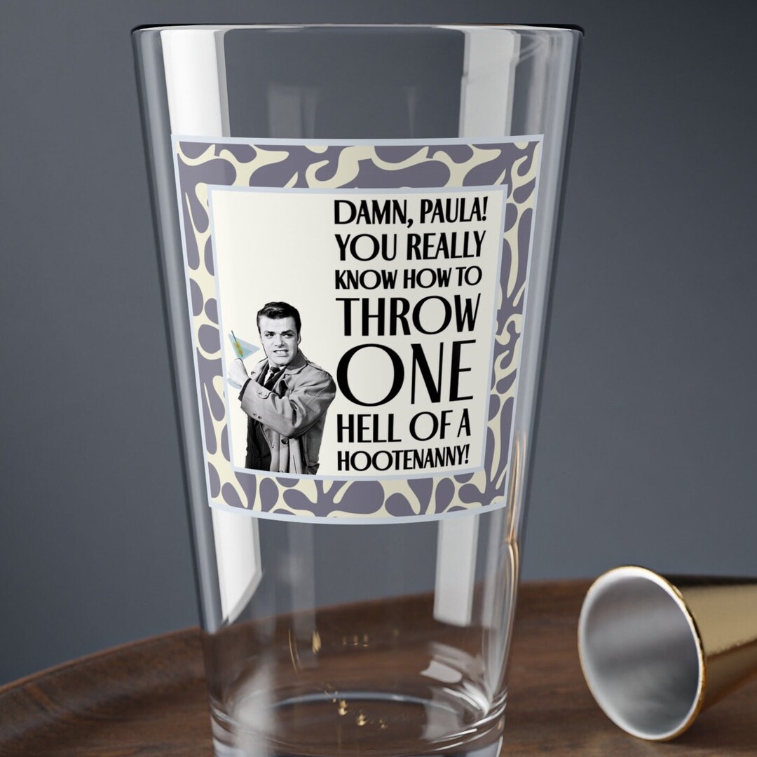 Very Funny Vintage Pint Glass 16oz Paula's Hootenanny - Etsy