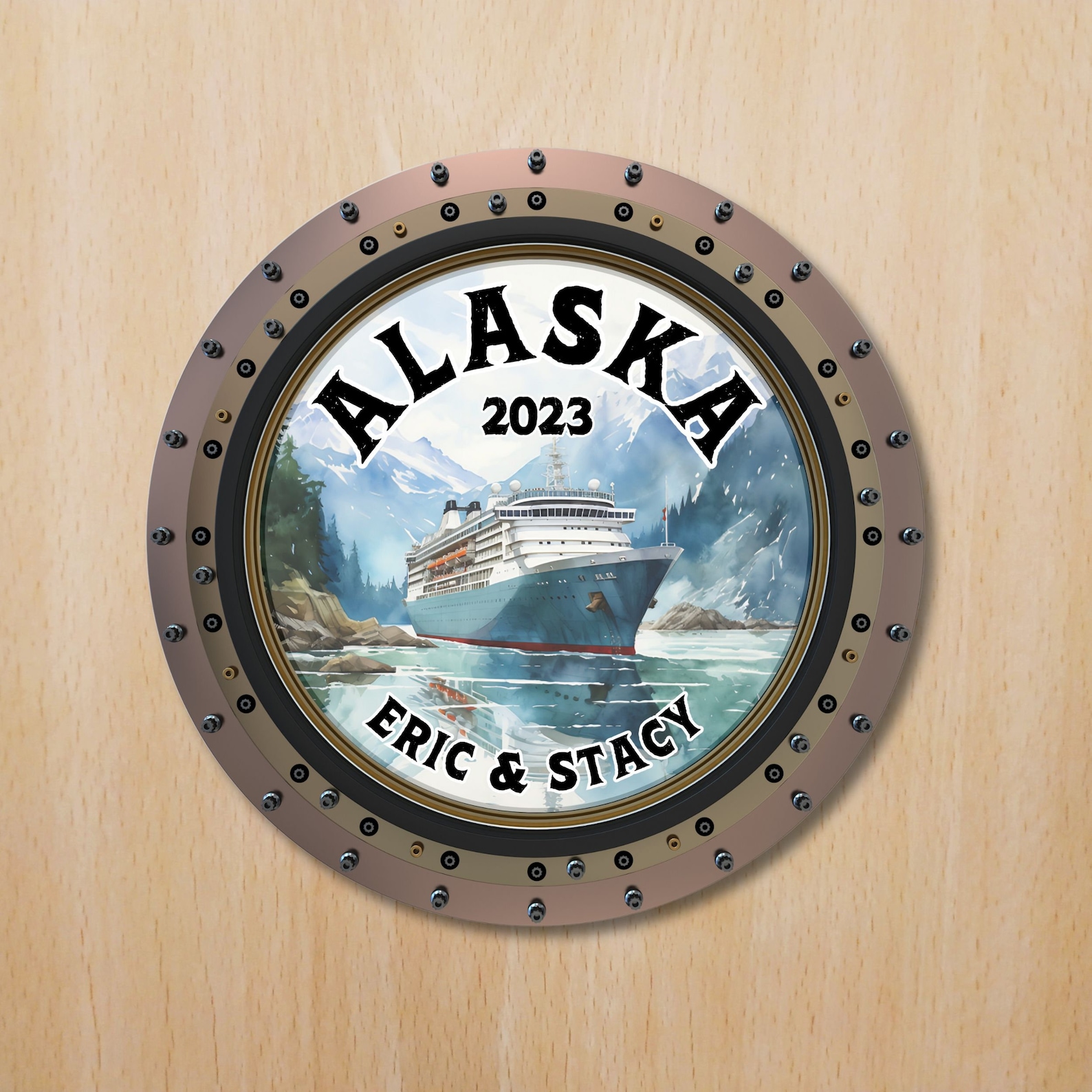 Personalized Alaska Cruise Door Magnet, Cruise Ship Cabin Door Decor ...