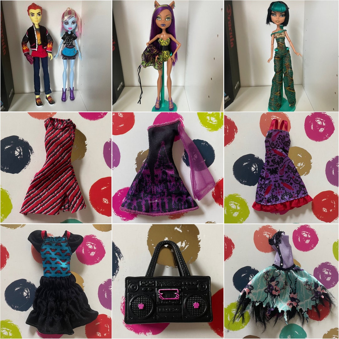 Monster High Dolls and Clothing/accessories, 36 Options - Stands Not ...
