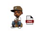 Tupac Transparent Digital Downloads | 2pac Cartoon - Etsy