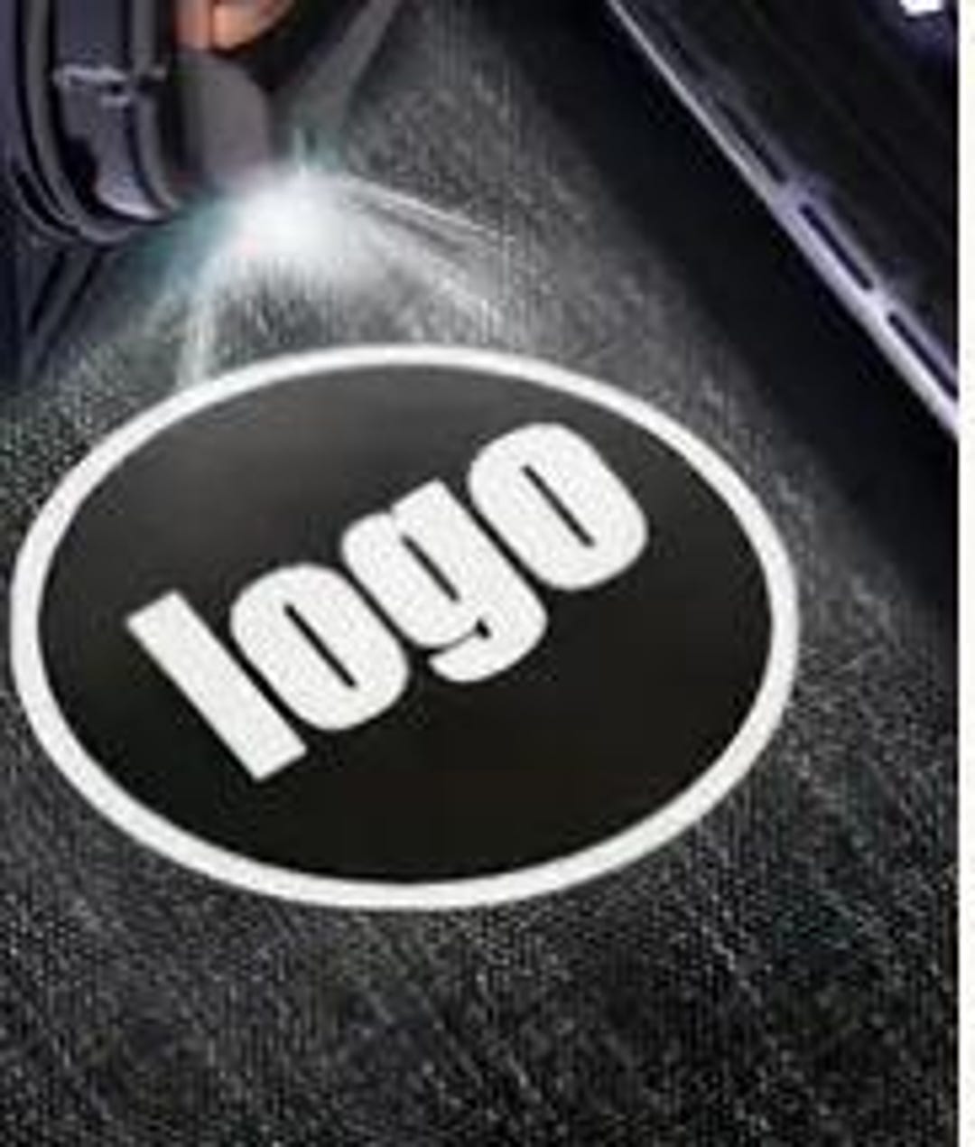 Bright Caps Welcome Lights 2pcs Entry LED Logo Light Car Adjustable ...