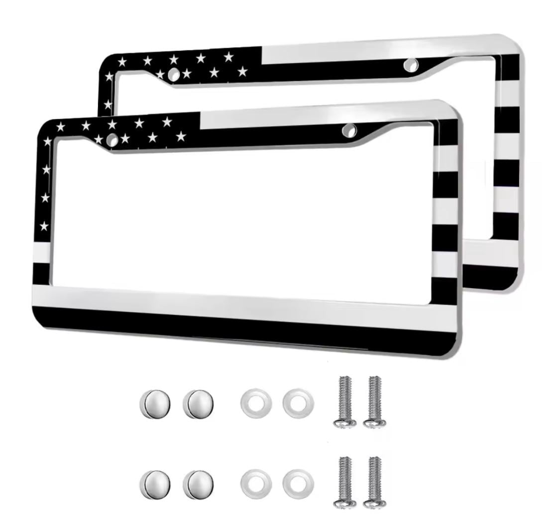 License Plate Holder Frame American Flag - Etsy
